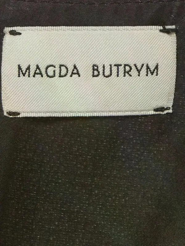 Magda Butrym Textured Flared Bustier Top