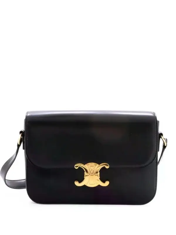 Celine Triomphe Shoulder Bag Smooth Calfskin Medium
