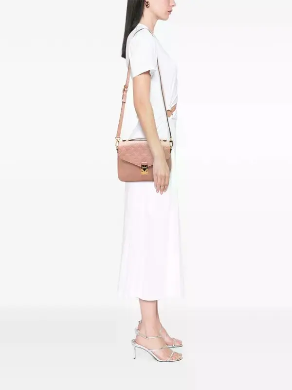 LOUIS VUITTON 2018 Monogram Empreinte Pochette Metis Satchel