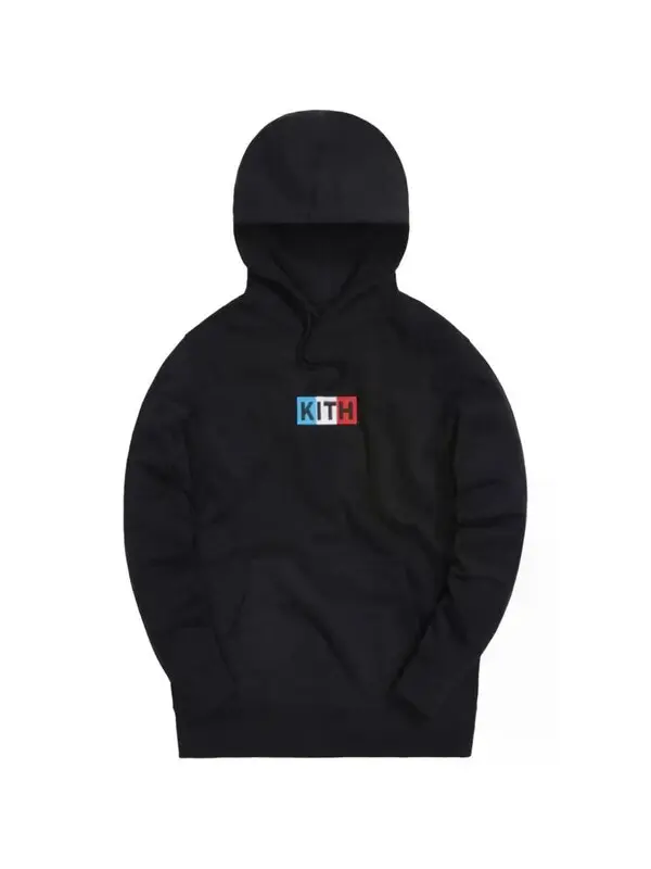 Kith Paris Classic Logo-patch Hoodie - Black