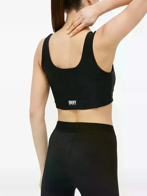 Dkny Zip-front Sports Bra
