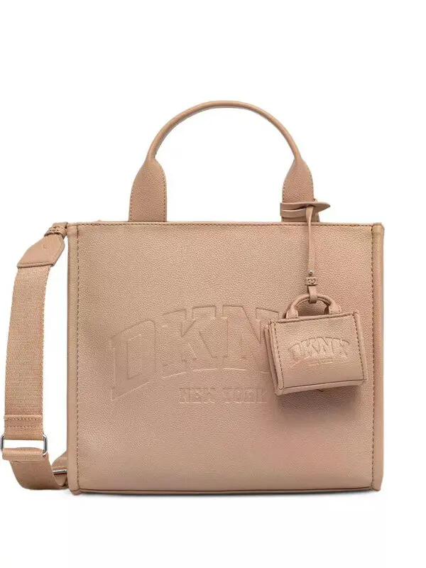 Dkny Logo Embossed Tote Bag