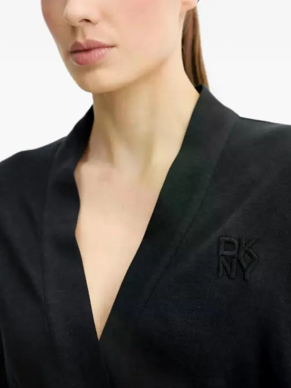 Dkny Tie-fastening Robe