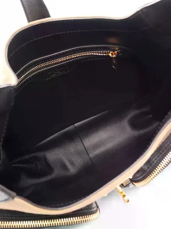 LOUIS VUITTON 2000-2026 Canvas And Embossed Leather Shoulder Bag