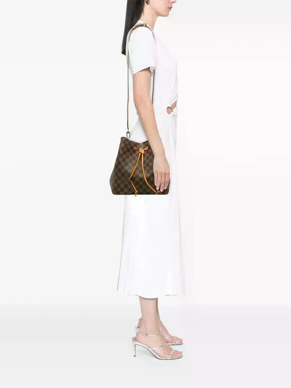 LOUIS VUITTON 2019 Damier Ebene Neonoe Mm Bucket Bag - Brown