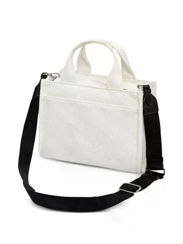 Dkny Logo-print Canvas Tote Bag - White