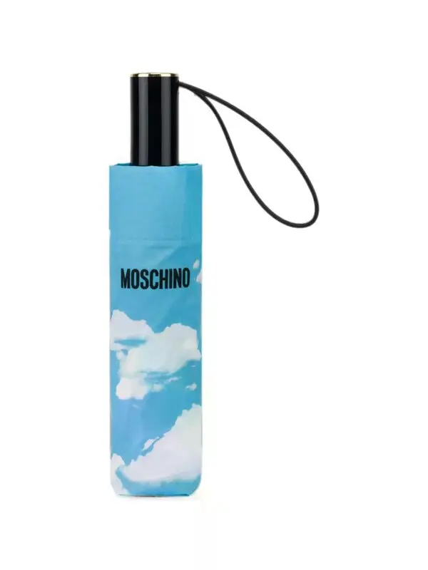 Moschino Cloud-print Telescopic Umbrella