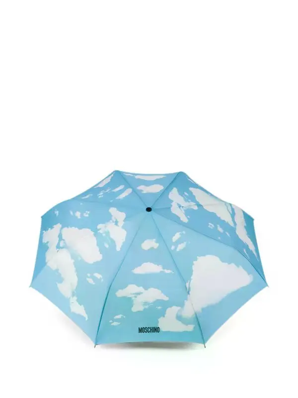 Moschino Cloud-print Telescopic Umbrella