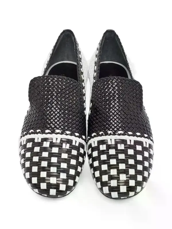 STUART WEITZMAN Riviera Woven Loafers