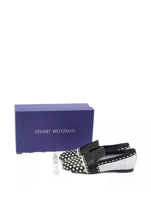 STUART WEITZMAN Riviera Woven Loafers