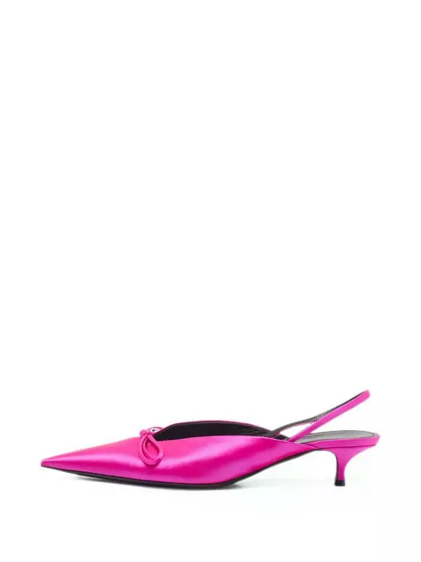 Balenciaga Knife Bow Slingback Pumps