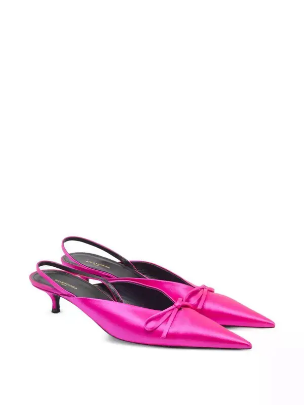 Balenciaga Knife Bow Slingback Pumps