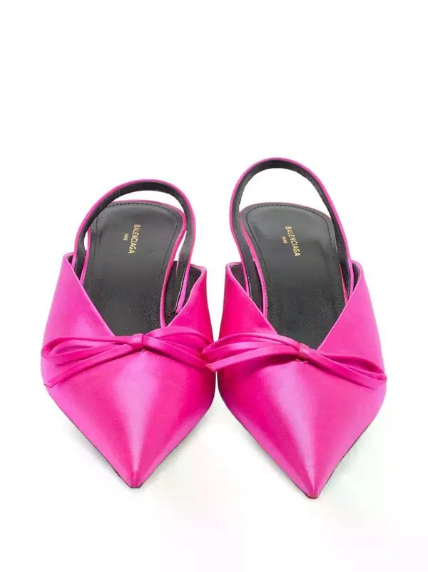 Balenciaga Knife Bow Slingback Pumps
