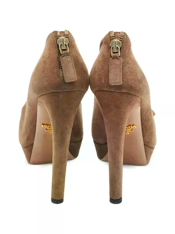 Prada Platform Peep-toe Pumps
