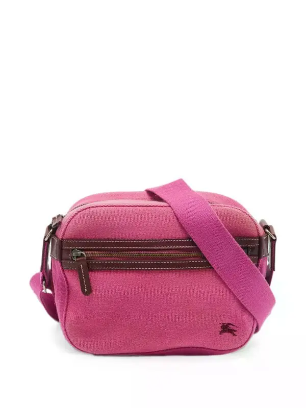 Burberry Blue Label Camera Bag With Embroidered Logo - Pink