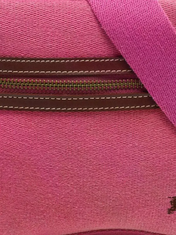 Burberry Blue Label Camera Bag With Embroidered Logo - Pink