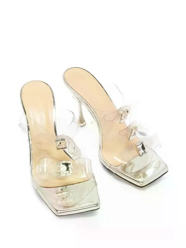 Mach & Mach French Triple Bow Sandals