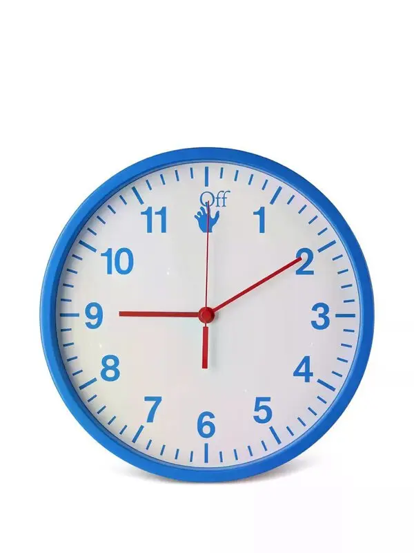 Off-White Logo-print Matte Wall Clock