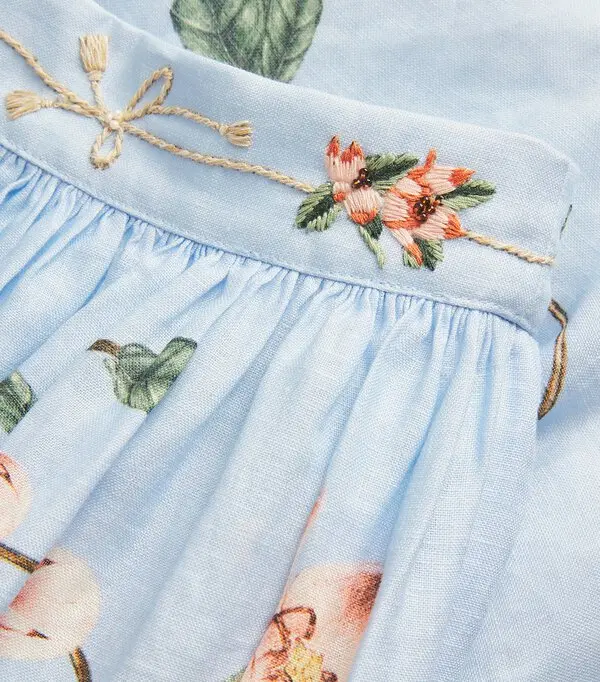 Agua Bendita Tangelo Navegante Maxi Skirt