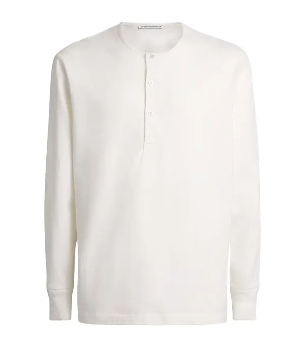 Studio Nicholson Cotton Henley T-shirt
