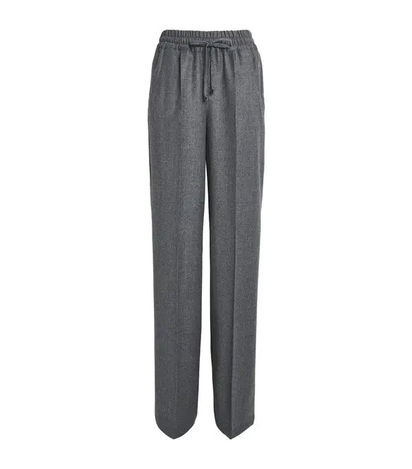 Kiton Virgin Wool Drawstring Trousers