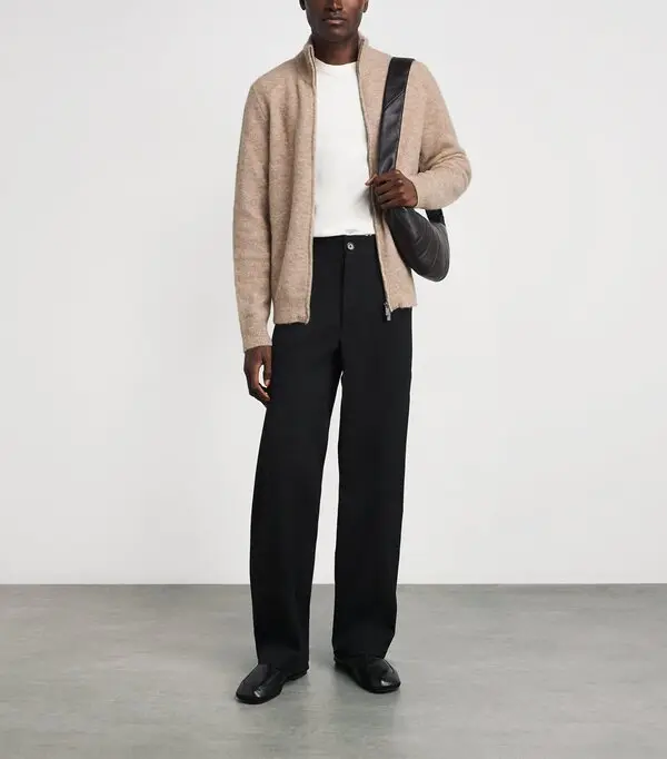 Barena Venezia Alpaca-blend Zip-up Cardigan