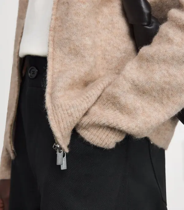 Barena Venezia Alpaca-blend Zip-up Cardigan