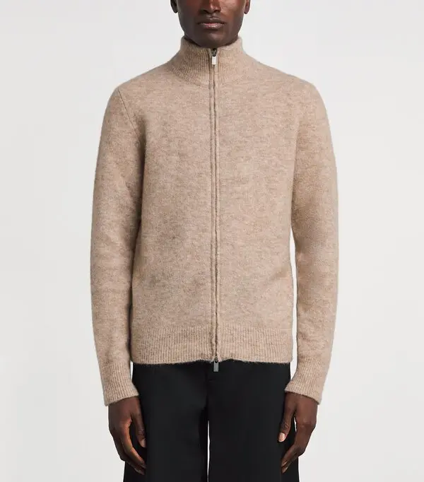 Barena Venezia Alpaca-blend Zip-up Cardigan