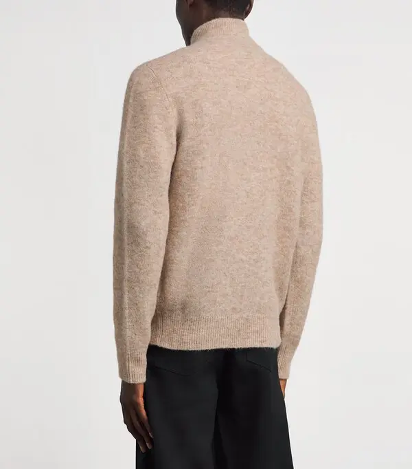 Barena Venezia Alpaca-blend Zip-up Cardigan