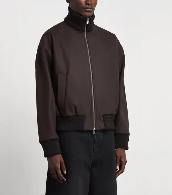 Barena Venezia Wool-blend Bomber Jacket