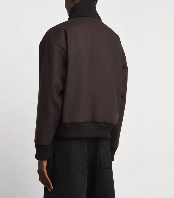 Barena Venezia Wool-blend Bomber Jacket