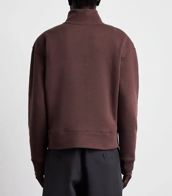 Studio Nicholson Cotton Half-zip Sweatshirt