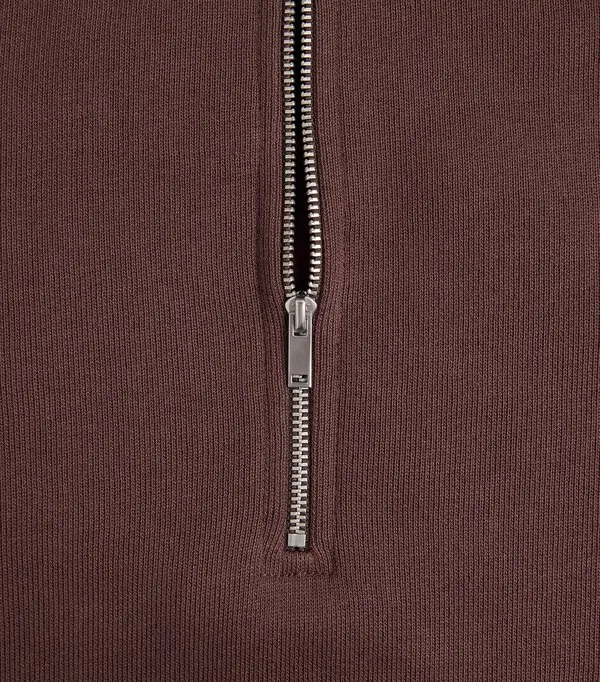Studio Nicholson Cotton Half-zip Sweatshirt