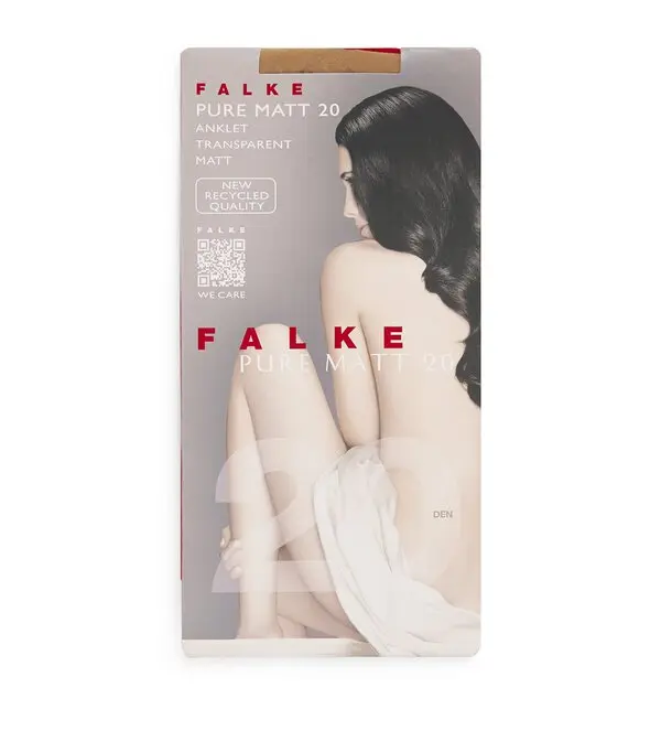 Falke Pure Matt 20 Anklet Socks - Beige