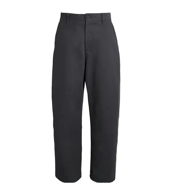 Studio Nicholson Cotton Barrel-leg Trousers
