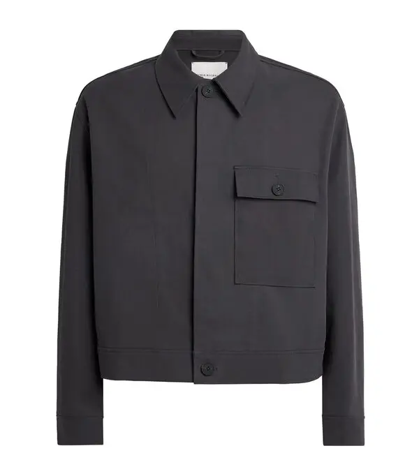 Studio Nicholson Cotton Concealed Placket Overshirt