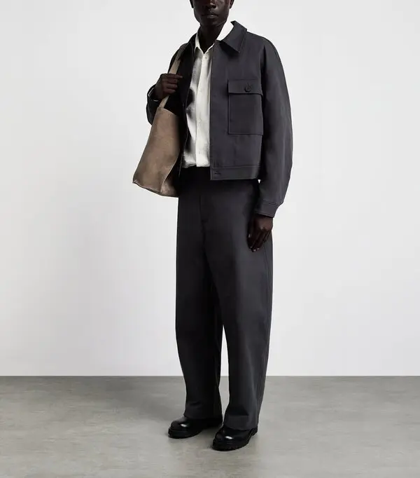Studio Nicholson Cotton Concealed Placket Overshirt