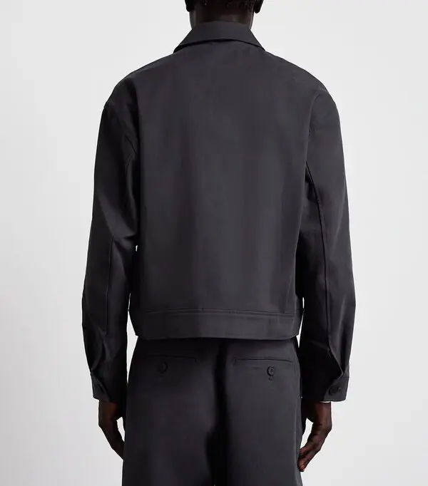 Studio Nicholson Cotton Concealed Placket Overshirt