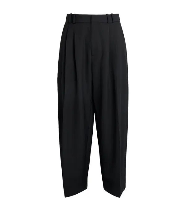 Studio Nicholson Double Pleated Barrel-leg Trousers