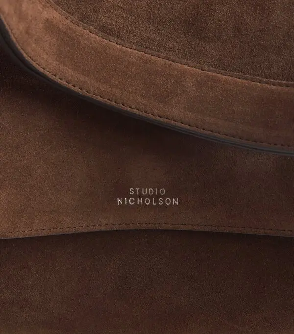 Studio Nicholson Suede Shiboru Shoulder Bag