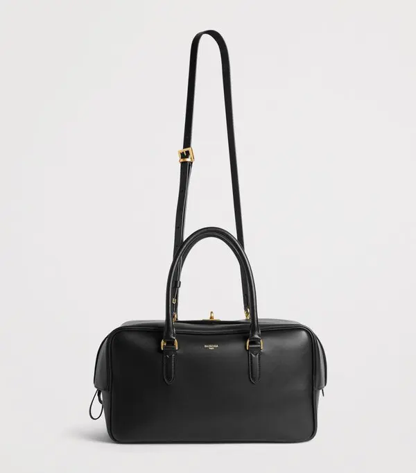 Balenciaga Lambskin Le 7 Bowling Bag