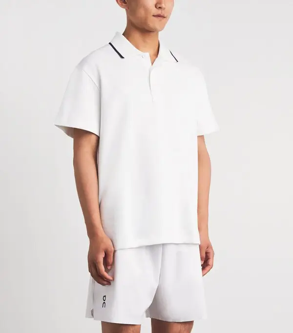 On Courtside Polo Shirt - White