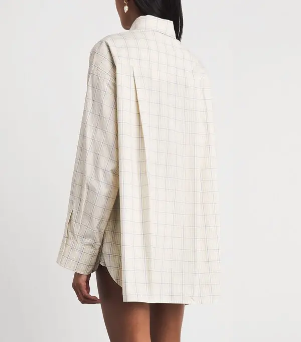 Faithfull The Brand Linen Check Angelo Shirt