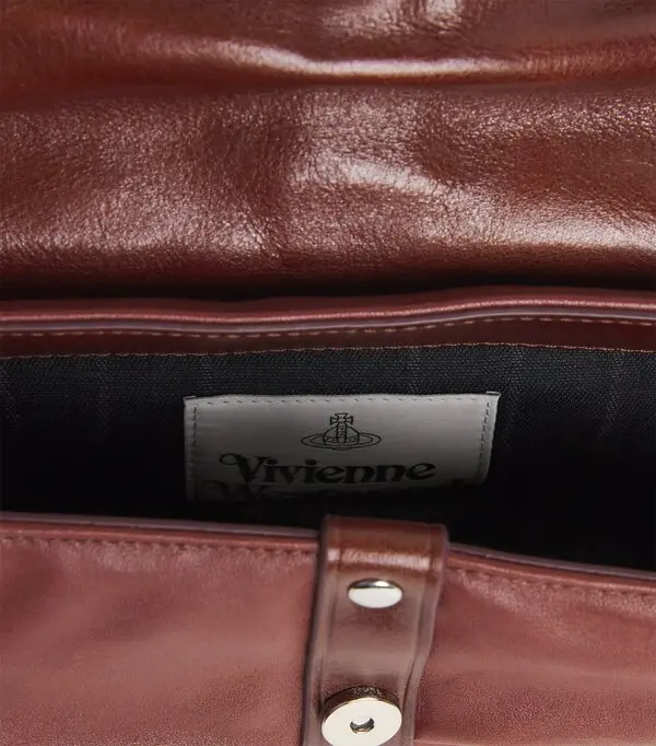 VIVIENNE WESTWOOD Leather Hazel Treasure Clutch Bag