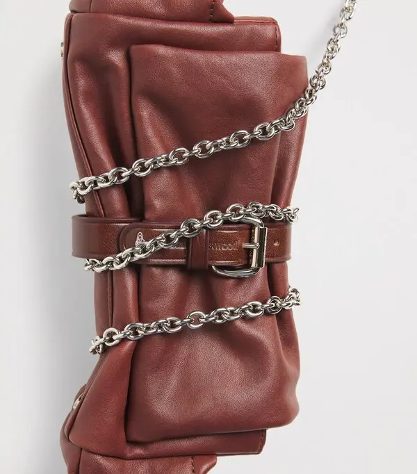 VIVIENNE WESTWOOD Leather Hazel Treasure Clutch Bag