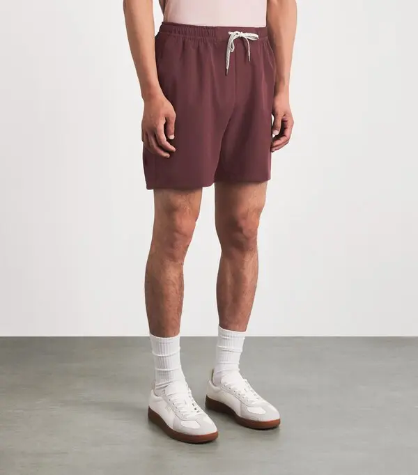 Vuori 7 Unlined Banks Session Shorts - Burgundy