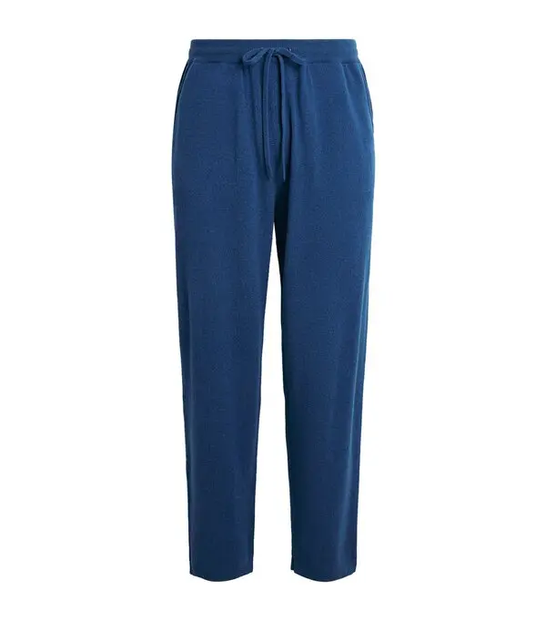 Johnstons Of Elgin Cashmere-blend Sweatpants - Blue