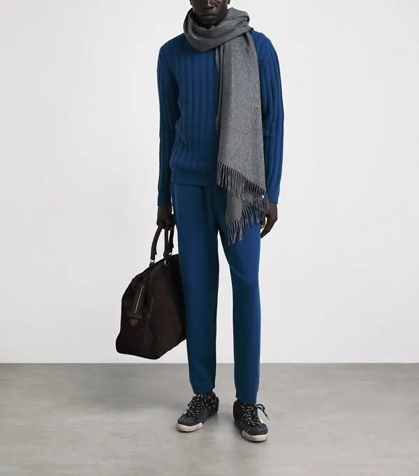 Johnstons Of Elgin Cashmere Ribbed Sweater