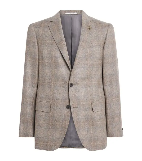 Pal Zileri Cashmere Check Blazer