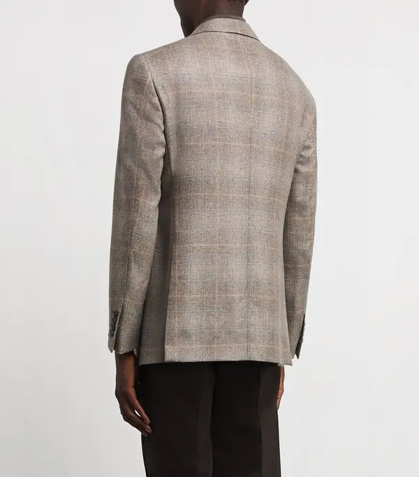 Pal Zileri Cashmere Check Blazer